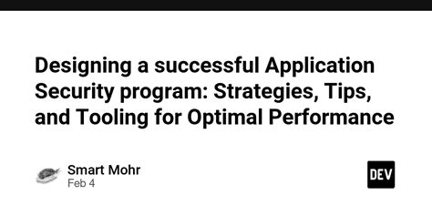 Designing A Successful Application Security Program Strategies Tips