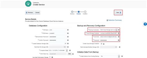 Netsoftmate Technical Blog Oracle Dbcs Create A Database Deployment With Automatic Backup