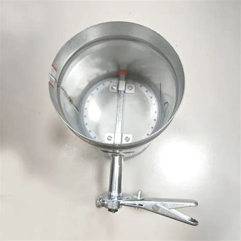 Hvac System Damper Galvanized Steel Manual Duct Damper With Regulating