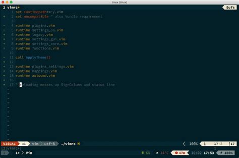 Vim Reloading Vimrc Causes Different Syntax Highlighting Stack Overflow