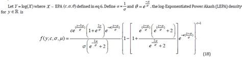 The Exponentiated Power Akash Distribution Properties Regression And Applications To Infant
