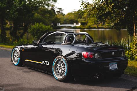 Honda S2k Stance Lake Hankook Black Cars Vehicle Wallpapers Hd