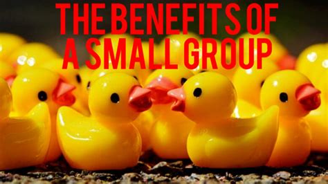 Benefits Of A Small Group Pastorronbrooks