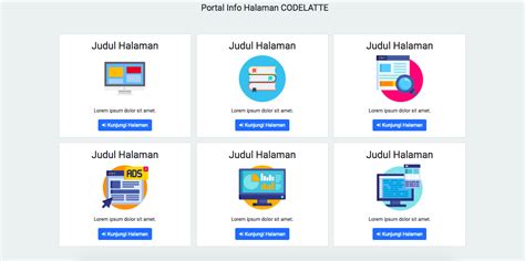 membuat landing page menggunakan bootstrap codelatte