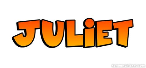 Juliet Logo Herramienta De Diseño De Nombres Gratis De Flaming Text