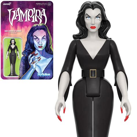 Action Figure Reaction Maila Nurmi Como Vampira A Rainha Do Gótico