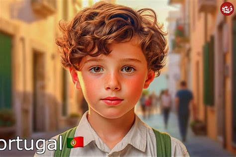 ویدئو تصویر سازی هوش مصنوعی از پسر بچه های کشورهای مختلف جهان