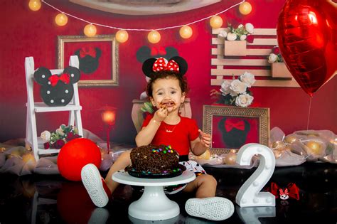 Ensaio Infantil Temático Minnie Vermelha Belo Horizonte Mg