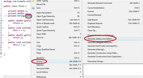 Get E Set Métodos Acessores Em Java Devmedia