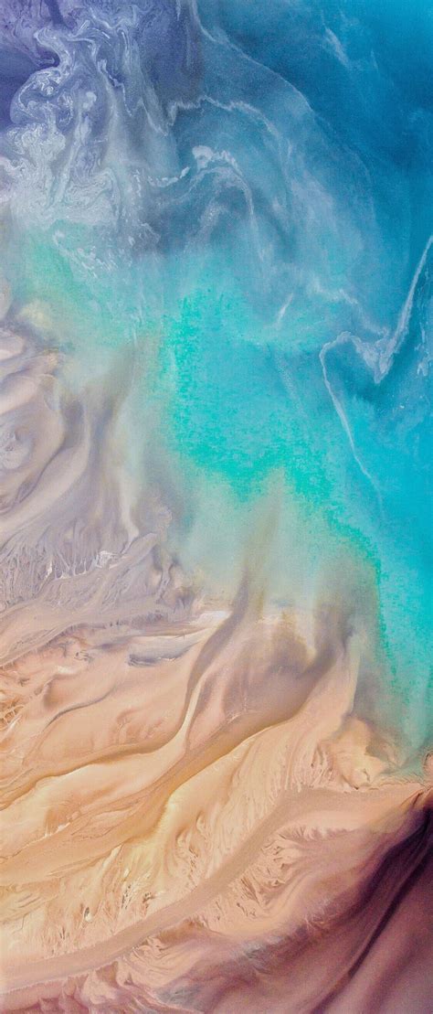 🔥 Free Download Ios Iphone X Aqua Blue Water Beach Wave Ocean Apple By
