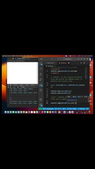 Array Methods In Javascript Explained Join Method In Tamil Youtube