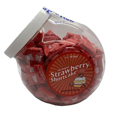 The Original Strawberry Shortcake Candy Chews 140 Count Tub