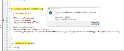 Qt Sigsegv 伟大的厨师 博客园