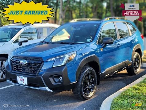 2022 Geyser Blue Subaru Forester Wilderness 144648622 Photo 2