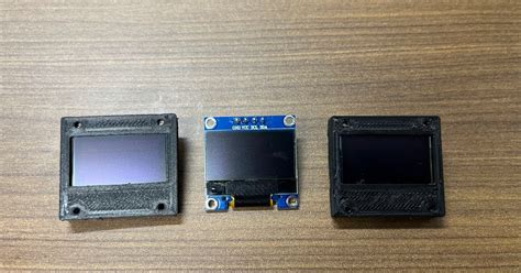 0 96 Inch Oled I2c Iic Display Module By Jan Yang Download Free Stl Model