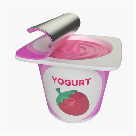 Cartoon Yogurt Cup
