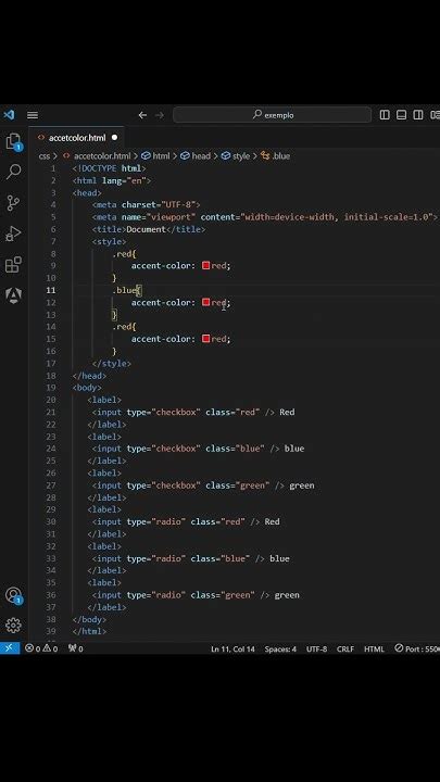 Alterar Cor Checkbox E Radio Buttom Css Puro Youtube