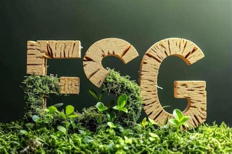 Premium Photo Esg Text Symbol On Wooden Cubes Esg Environment Society