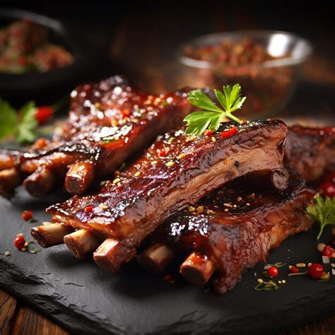 Premium Photo Spicy Grilled American Cuisine Delight