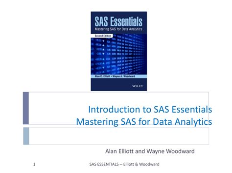 Chapter 5 Sas Essentials