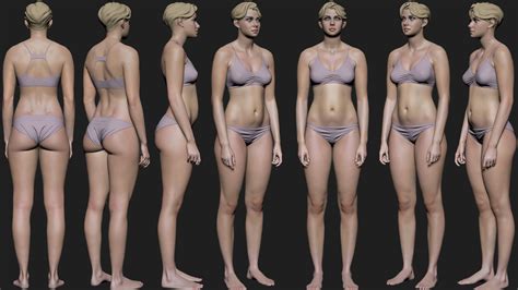 Artstation High Res Female Anatomy Resources