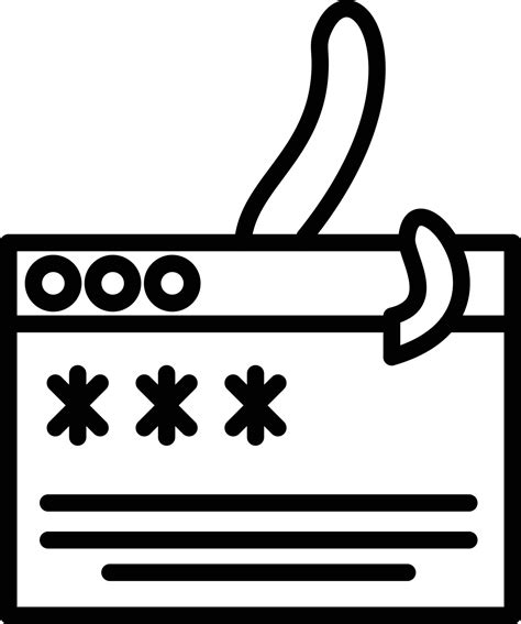 Phishing Line Icon 10930633 Vector Art At Vecteezy