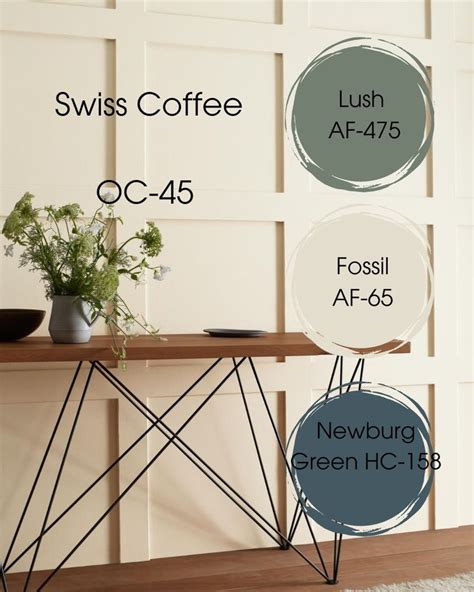 Complementary Colors For Swiss Coffee Swiss Coffee Coffee Wall Decor House Color Palettes