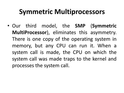 Multiple Processor Systems Ppt Download