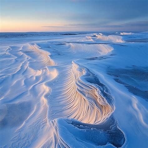 Free Frozen Arctic Dunes Image Arctic Sunset Snow Download At