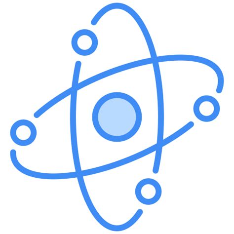 Atom Generic Color Lineal Color Icon