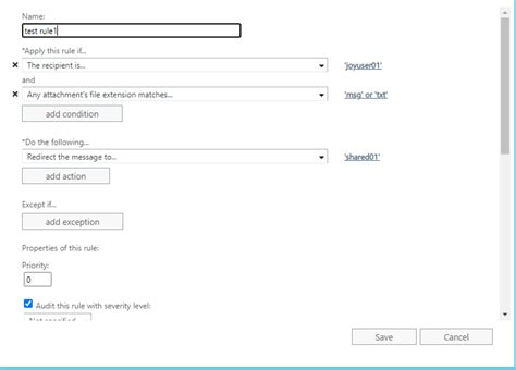 Redirecting Messages In 365 Exchange With Outlook Item File