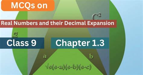 Important Mcqs From Class 9 Maths Chapter 1 3 Real Numbers And Their