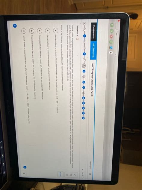 Solved А се College Board AP Classroom Unit Progress Chegg com