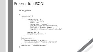 OpenStack DRaaS Freezer PDF Operating Systems Computer Software And Applications