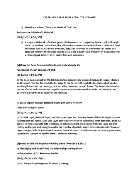 cse previous year paper computer network download free pdf