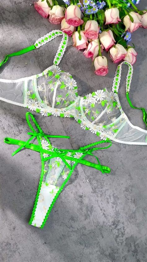 Lovely Daisy Lace Lingerie Set Hellolagirl Hellolagirl
