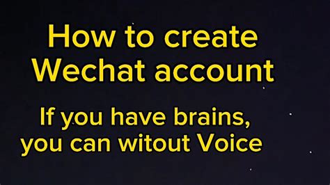 How To Create Wechat Account Easy Trick 👍 Youtube