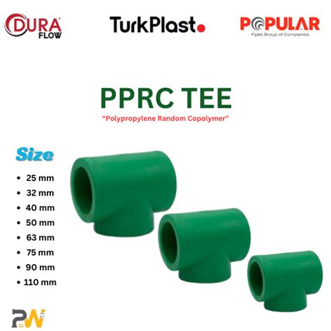 Pprc Tee 25mm 32mm 40mm To 110mm