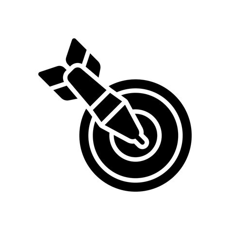 Dart Game Icon For Your Website Mobile Presentation And Logo Design