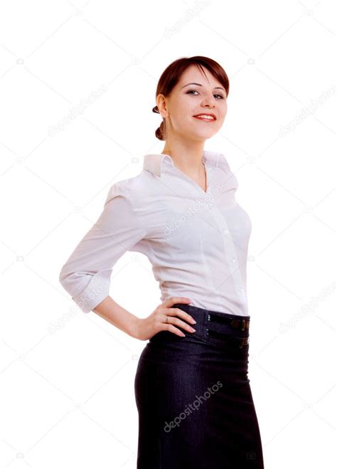 White Background Girl Photo Hd At Elijah Madirazza Blog