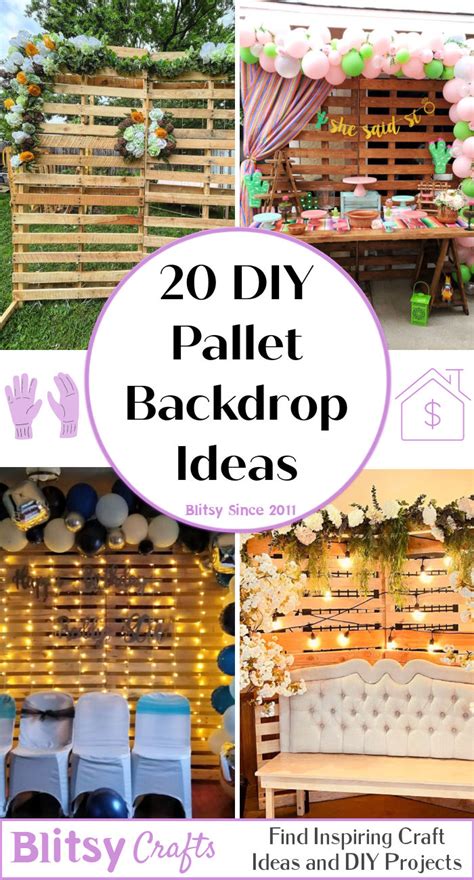 20 Wood Pallet Backdrop Ideas To Get Rustic Appeal Blitsy