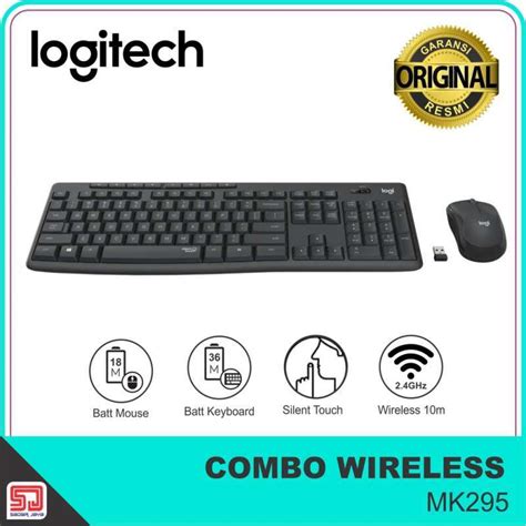 Jual Logitech Mk295 Wireless Mouse Keyboard Combo Bundle Silent Di Seller Sadar Jaya Komputer