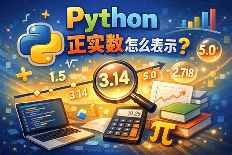 Python正实数怎么表示 Python正实数怎么表示
