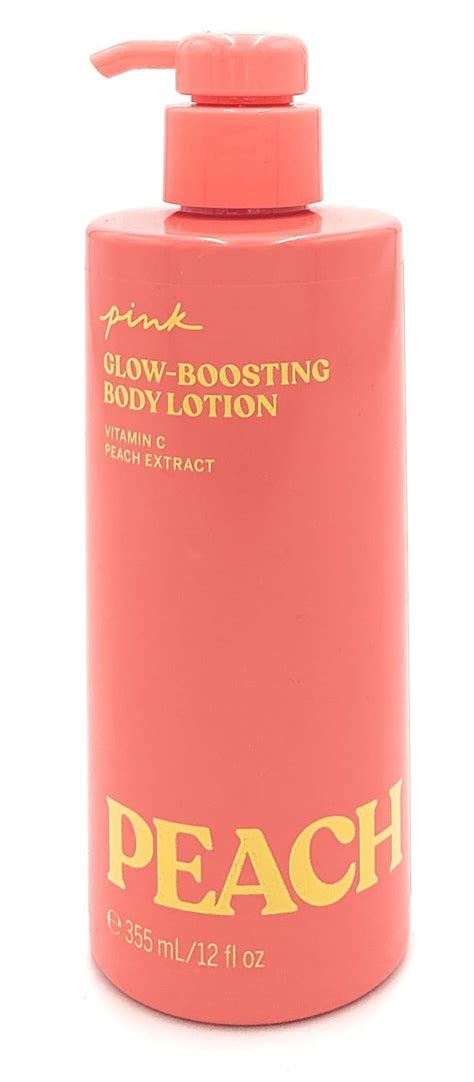 Victorias Secret Pink Glow Boosting Body Lotion Peach 12