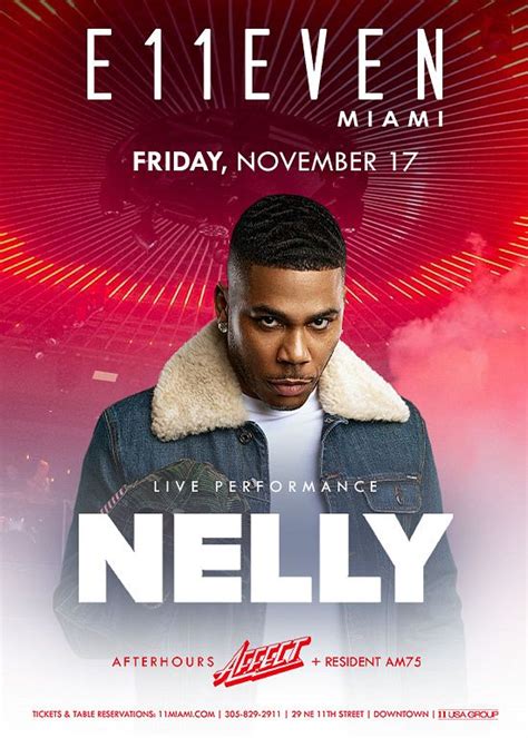 Nelly Live Tickets At E11even Miami In Miami By 11 Miami Tixr