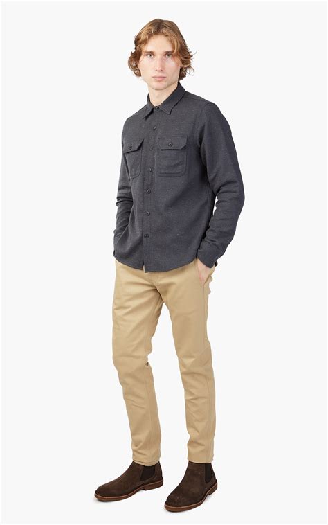 Rogue Territory Field Shirt Grey Rainbow Nep Cultizm