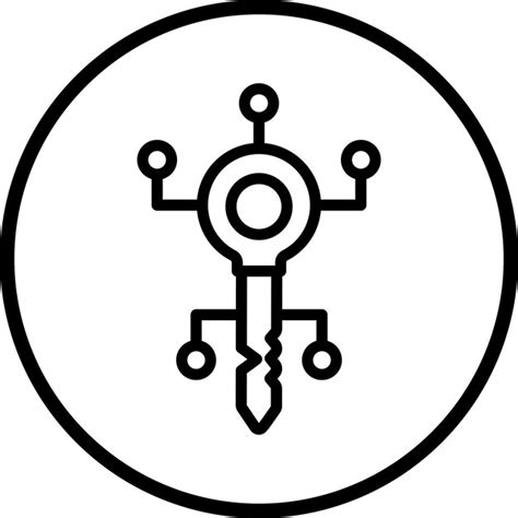 Premium Vector Key Encryption Icon Style