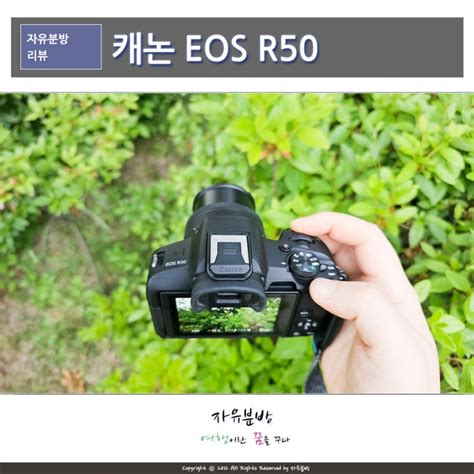 초경량 브이로그 카메라 캐논 Eos R50 4k 동영상 미러리스 추천 네이버 블로그