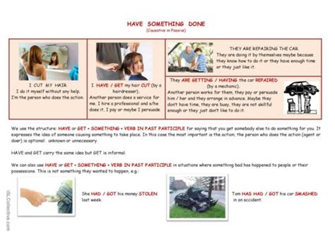 7 Causative Grammar Guide Grammar Practice English Esl Wor…