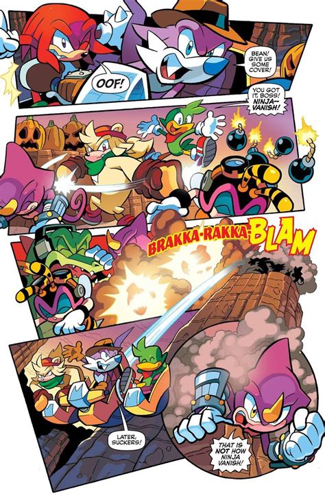 Team Chaotix Archie Sonic Universe Comics Sonic Comic Background